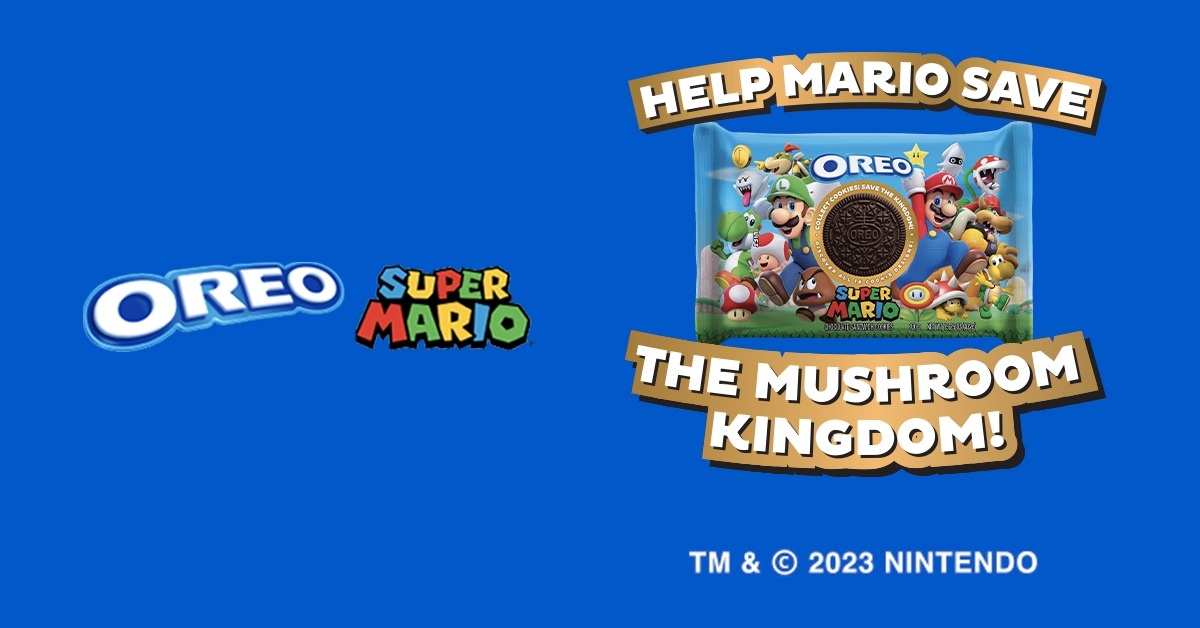 New OREO Cookies With a Super Mario™ Mission